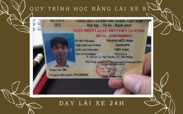 Quy trình thi bằng lái xe B1 từ cơ bản đến nâng cao mới nhất